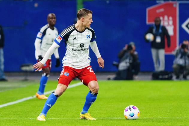 Miro Muheim Hamburger SV, 28 GER, Hamburger SV vs Fortuna Duesseldorf ...