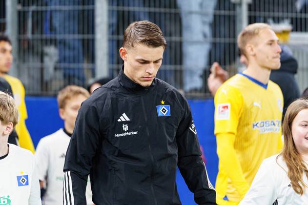 Miro Muheim Hamburger SV, 28 GER, Hamburger SV vs Fortuna Duesseldorf ...