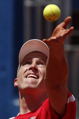 SANTIAGO, CHILE Ð NOV 23: RATZLAFF Casey de USA durante el partido de ...