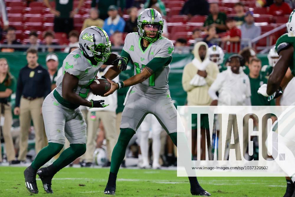 November 25, 2023, Tampa, Florida, USA: South Florida Bulls quarterback ...