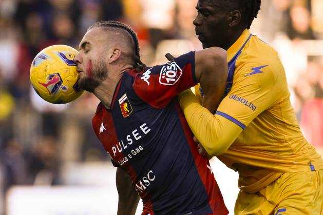 Frosinone Calcio v Genoa CFC - Serie A TIM George Puscas of Genoa C.F.C ...