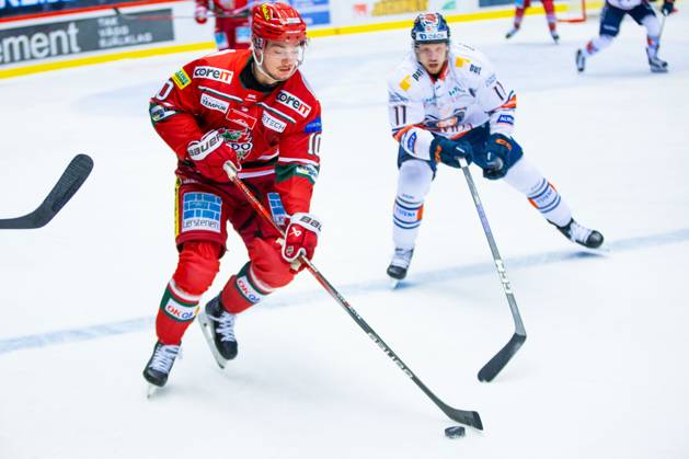 ÖRNSKÖLDSVIK 20231003 Modos Sampo Ranta during s SHL ice hockey match between MoDo Hockey and