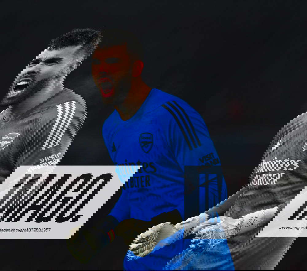 Arsenal v RC Lens UEFA Champions League David Raya of Arsenal ...