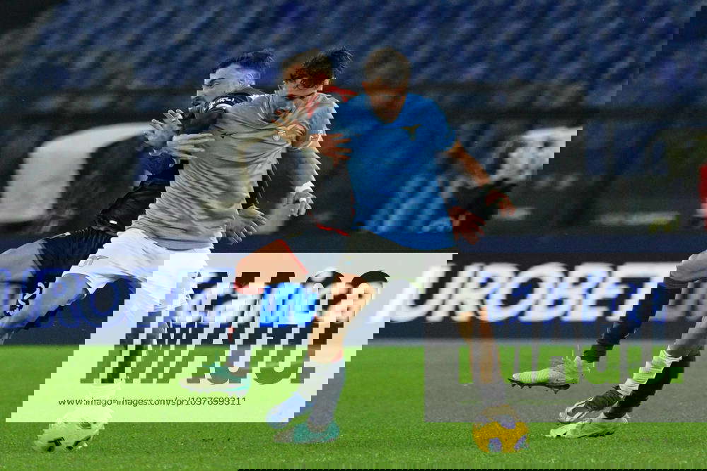 Luca Pellegrini ; Filip Jagiello ; during the Coppa Italia Frecciarossa ...