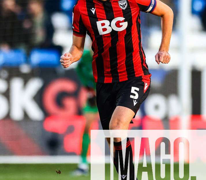 Elliott Moore of Oxford United Peterborough United v Oxford United, EFL ...