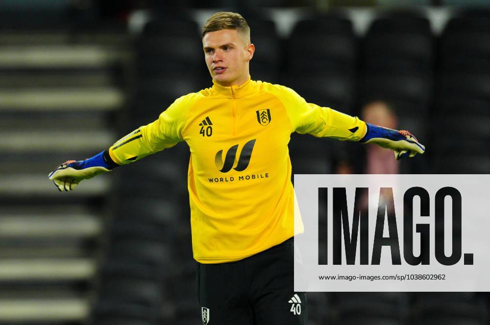 Fulham goalkeeper George Wickens Fulham v Rotherham United, Emirates FA ...