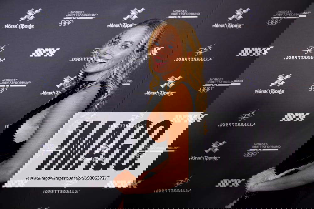 240106 Helene Naess poses for a photo on the red carpet ahead of ...