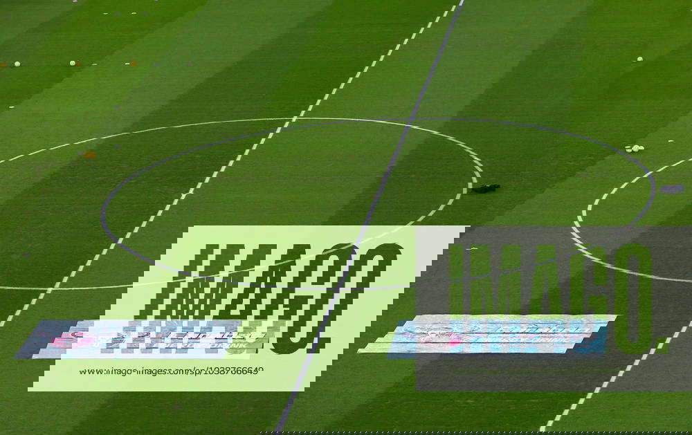 Carabao pitch mats in position ahead of the match Liverpool v Fulham ...