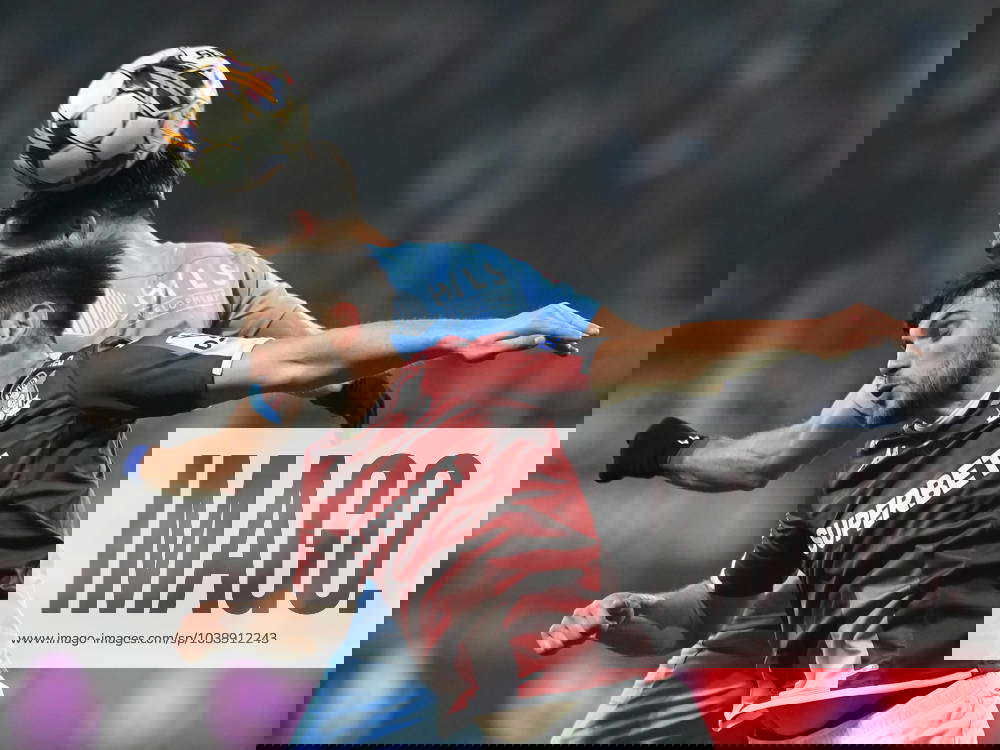 Daniel Constantin Florea and Paul Alexandru Iacob in the football match ...