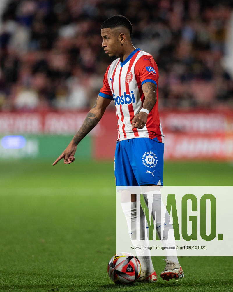 Sávio Moreira de Oliveira of Girona F.C seen in action during the 2023 ...