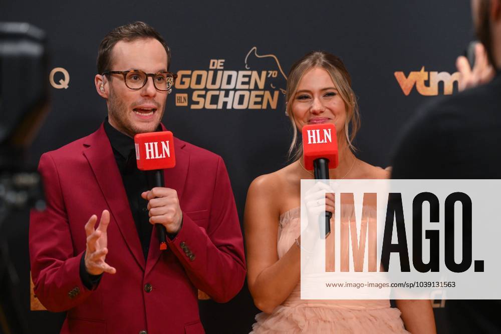 Gala Gouden Schoen 2024 Celine Van Ouytsel en Vincent Fierens pictured during the 70 th men edition