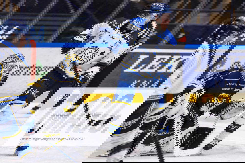 240120 Leksands Kalle Östman during the SHL ice hockey match between Leksand and HV71 on January