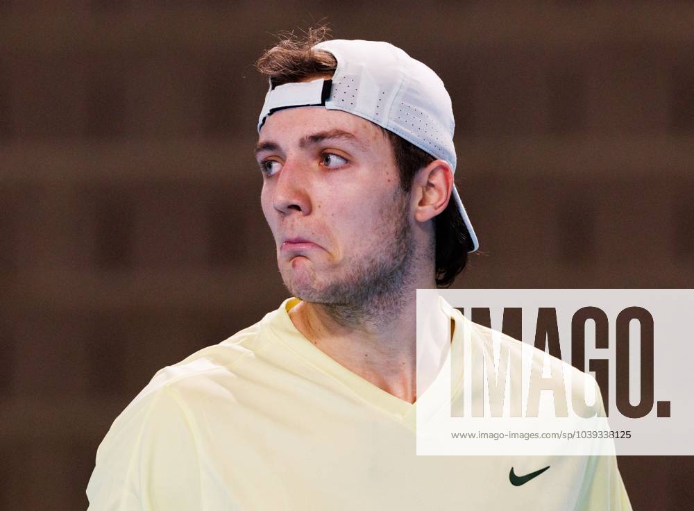 Belgian Tibo Colson looks dejected during a qualification game between ...