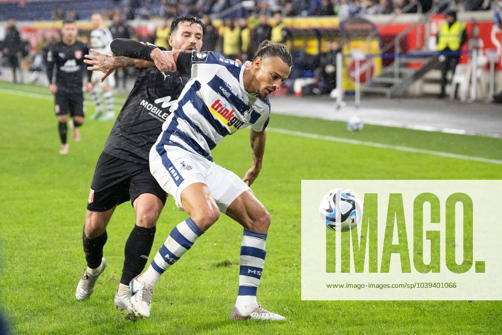 Rolf Feltscher MSV Duisburg, 21 blocks the ball with his body in front ...