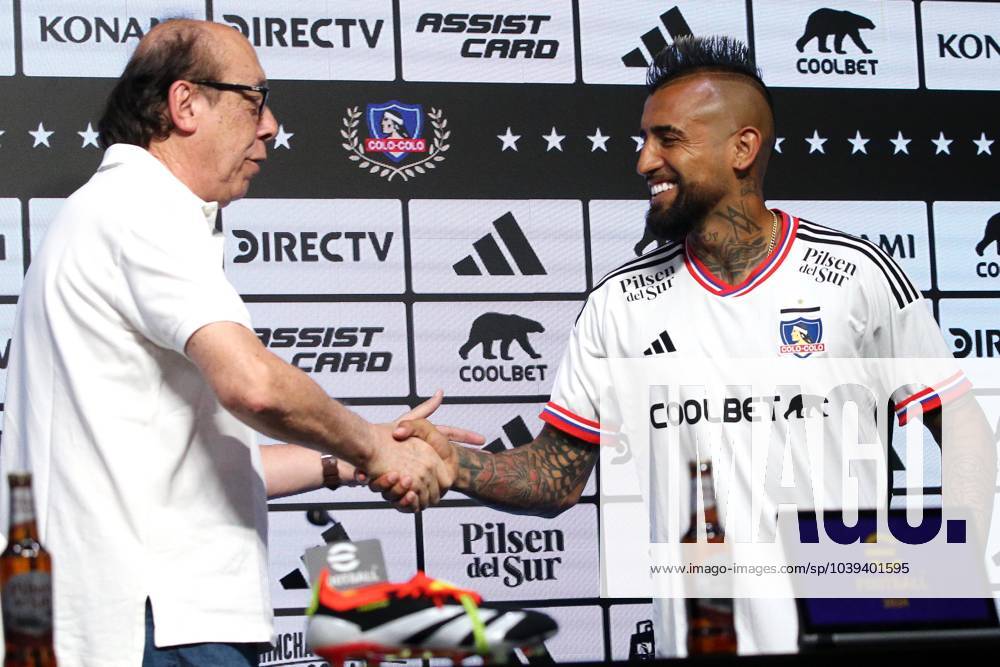Fußball, CSD Colo Colo präsentiert Neuzugang Arturo Vidal Futbol ...