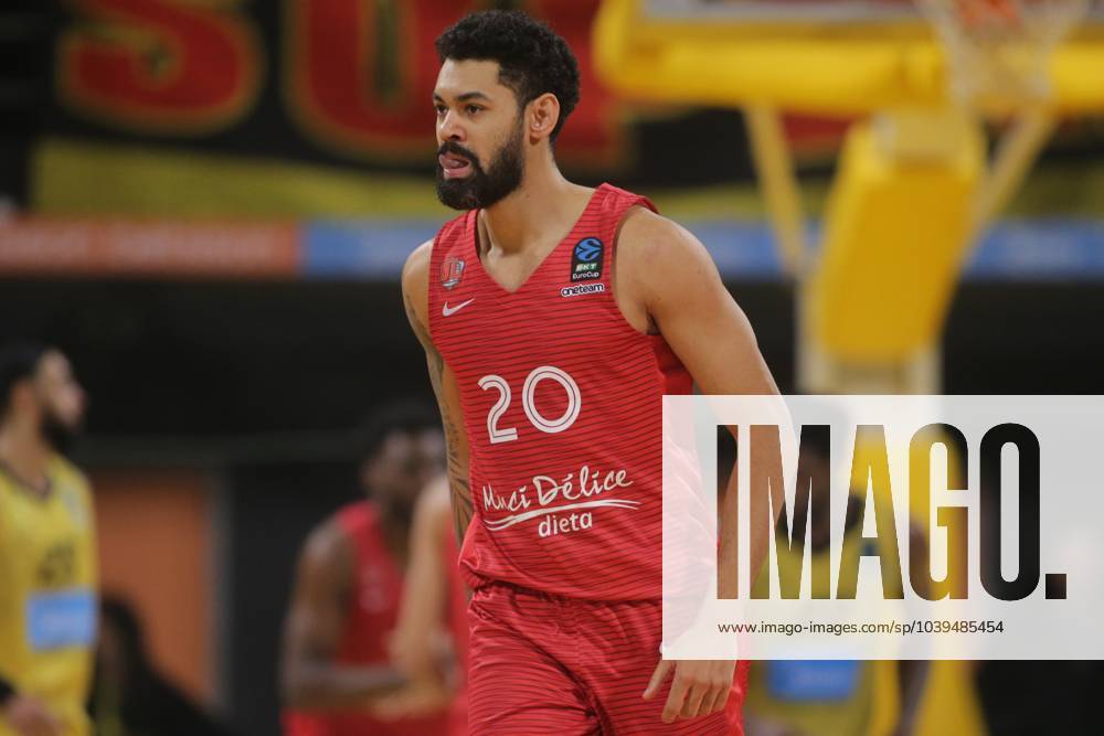 Jeremy Morgan of JL Bourg-en-Bresse in action during the EuroCup ...