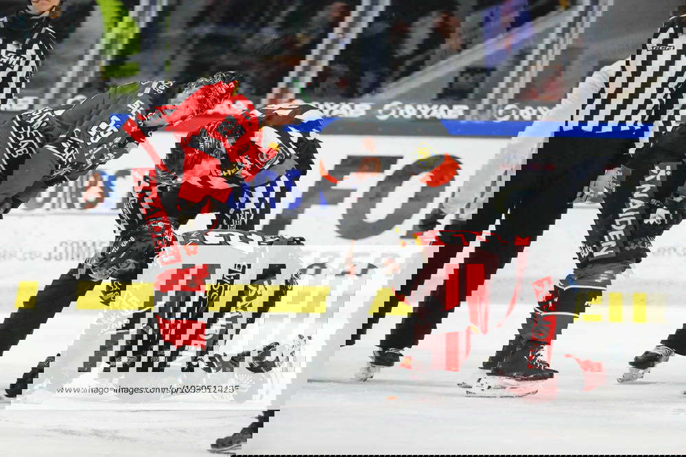 LULEA 20240125 Luleas Jack Connolly is injured during Thursdays SHL ice hockey match between Lulea