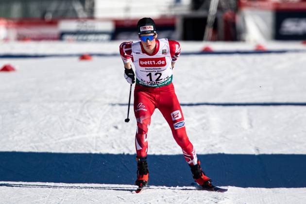 Walcher Paul 12 AUT cross-country skiing in the trail GER, FIS World ...