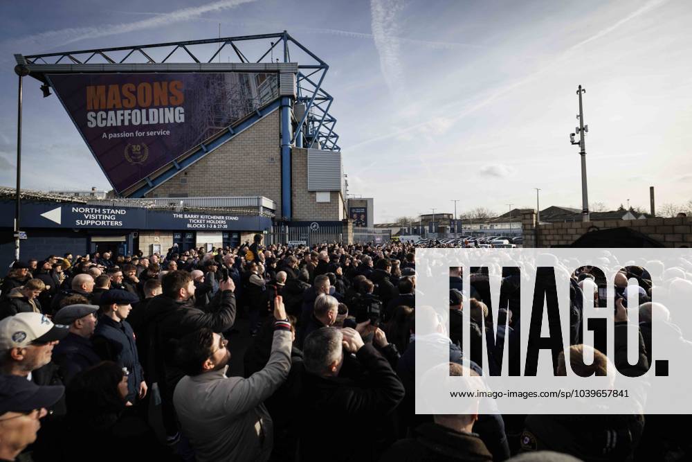 James Berylson chairman of Millwall unveils a sign for the renaming of ...