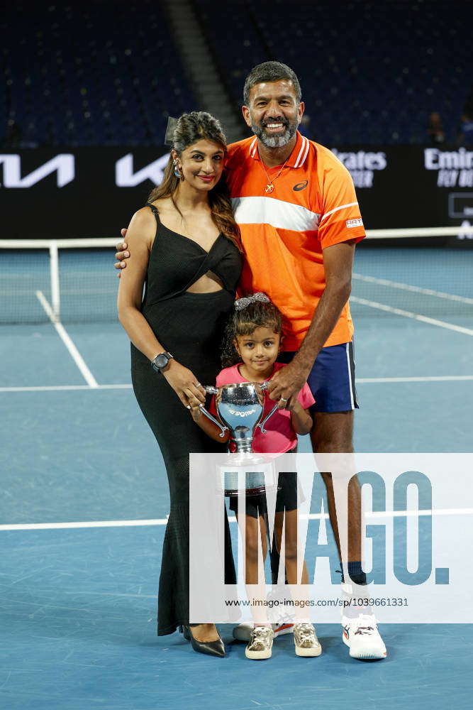 Rohan Bopanna with family, wife Supriya Annaiah and daughter Tridha ...