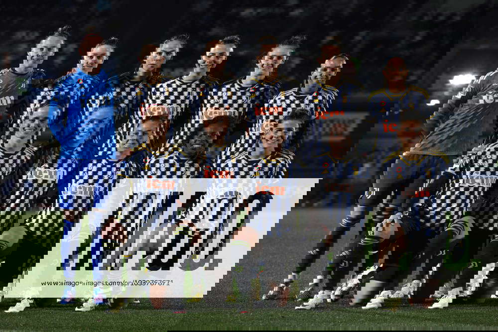 Biella, Italy, 29th January 2024. The Juventus starting eleven line up ...