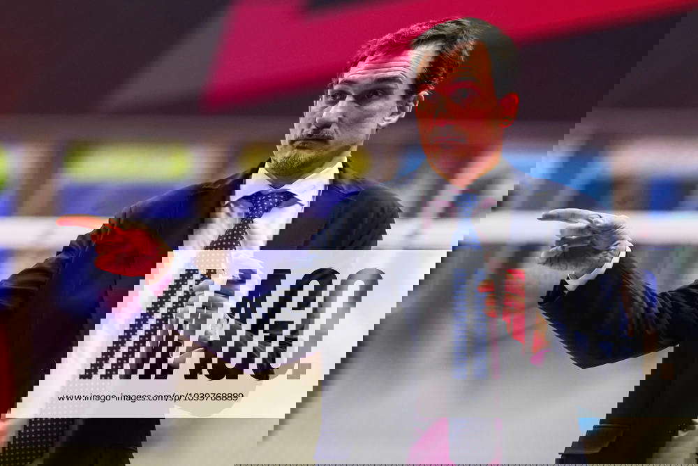 January 28, 2024, Busto Arsizio, Italy: Juan Manuel Cichello Head Coach ...