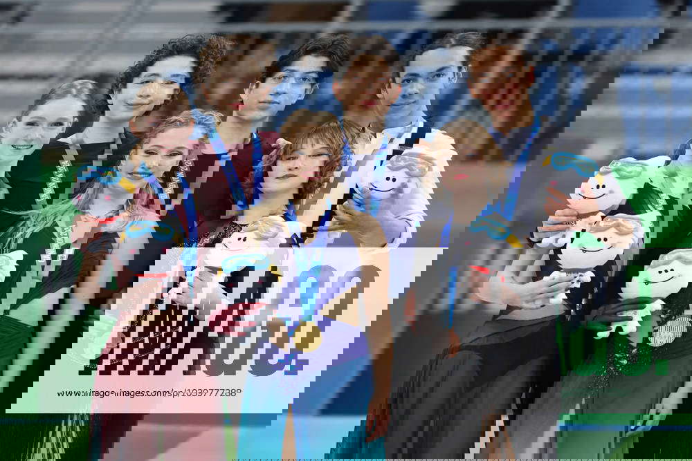 (240130) -- GANGNEUNG, Jan. 30, 2024 -- (L to R) Silver medalists ...