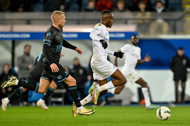 240131 OHL vs KRC Genk Jon Dagur Thorsteinsson (7) of OHL pictured ...