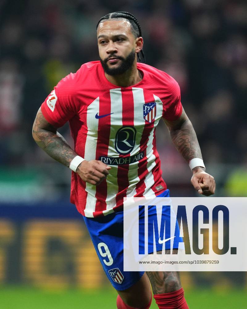 Memphis Depay of Atletico de Madrid celebrates after scoring goal ...