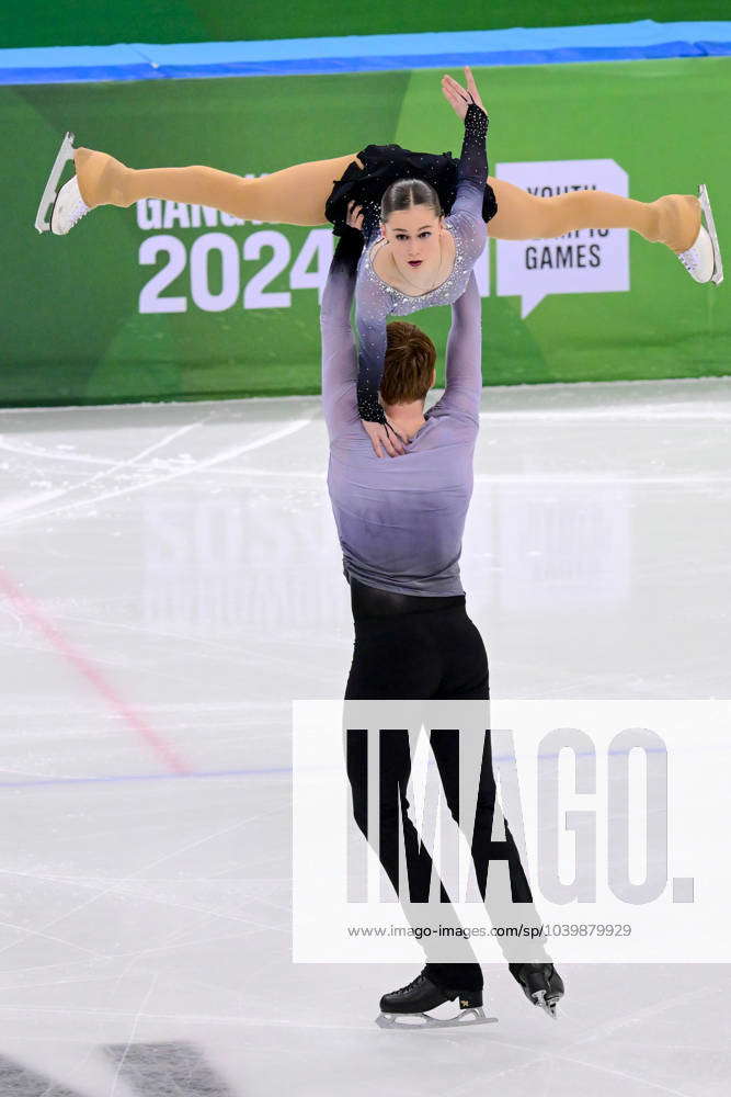GANGNEUNG, Feb. 1, 2024 -- Cayla Smith Jared McPike of the United ...