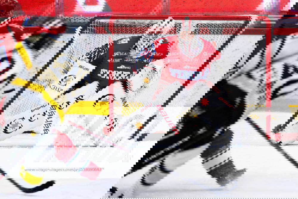 Timras goalkeeper Jacob Johansson during the SHL ice hockey match between Timra and HV71 on in