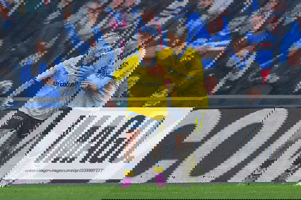 Antonio Palumbo and Fabio Ponsi celebrates after scoring a goal 2-1 ...