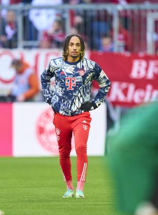 Sacha Boey, FCB in the match FC BAYERN MUENCHEN - BORUSSIA ...