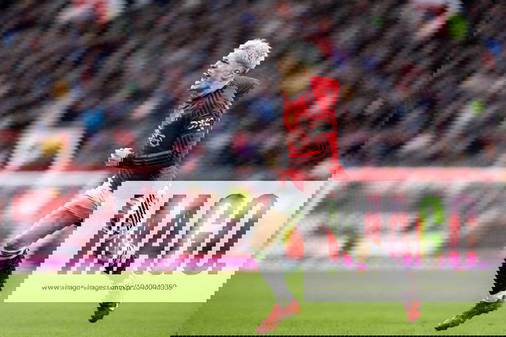 Manchester, England, Feb 4th 2024: Alejandro Garnacho celebrates after ...