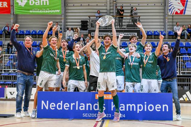 ROTTERDAM, 04-02 2024, NK Finale Zaalhockey, Seizoen 2023-2024 ...