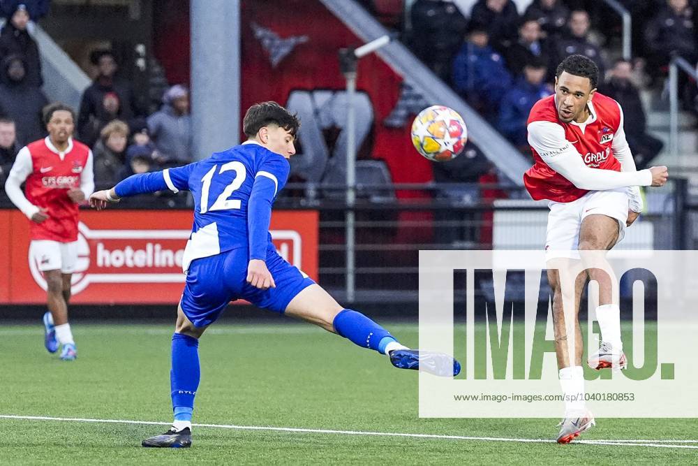 WIJDEWORMER - (l-r) Geronimo Spina of Atletico Madrid U19, Anthony ...
