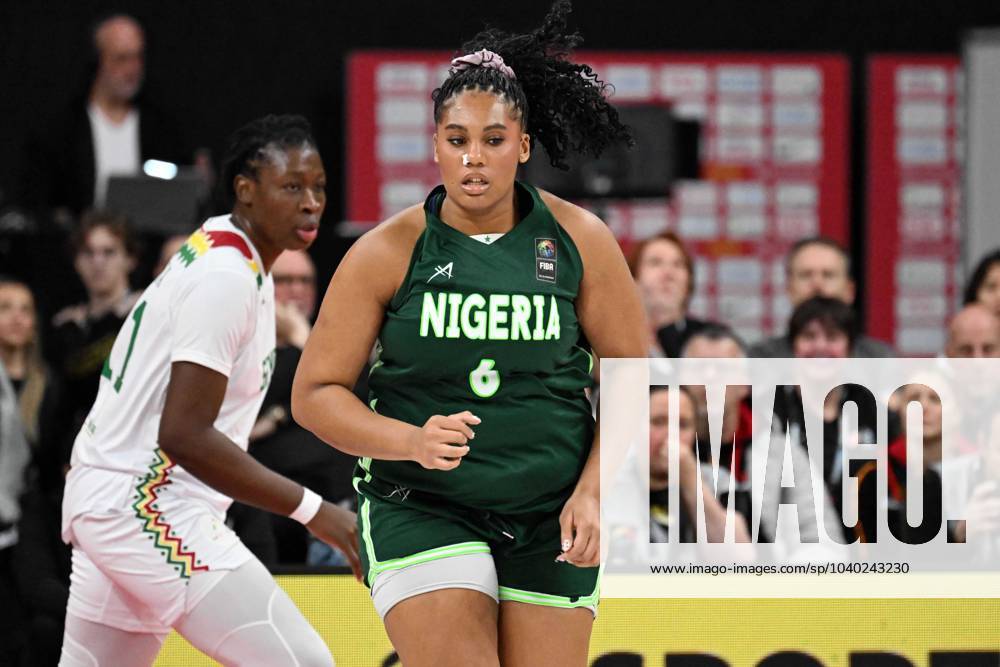 FIBA WOQT ANTWERP Day 1 Senegal vs Nigeria EBO LAUREN of Nigeria ...