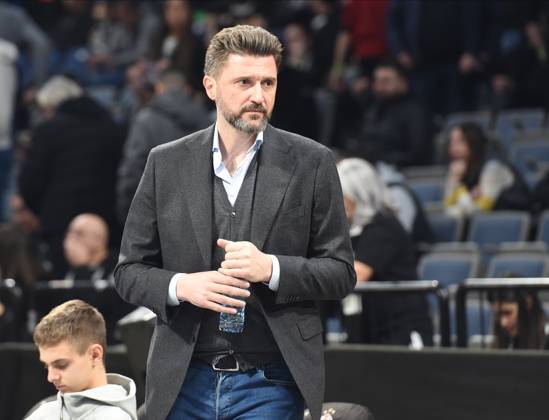 MARKO PESIC, basketball player of Bayern, at the Euroleague match ...