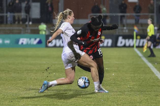 Annie Karich SC Freiburg, 06 and Nicole Anyomi Eintracht Frankfurt, 19 ...