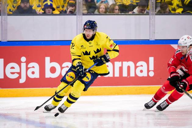 240208 Tim Heed of Sweden during the Beijer Hockey Games between Czech ...