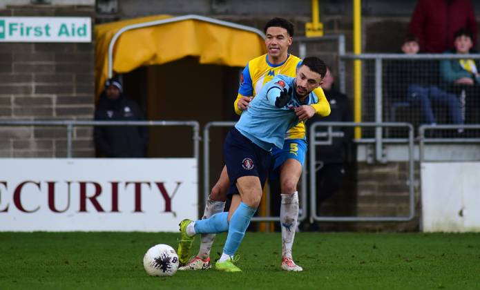 Torquay United v Slough Town, Torquay, UK - 10 Feb 2024 Nathan Minhas ...