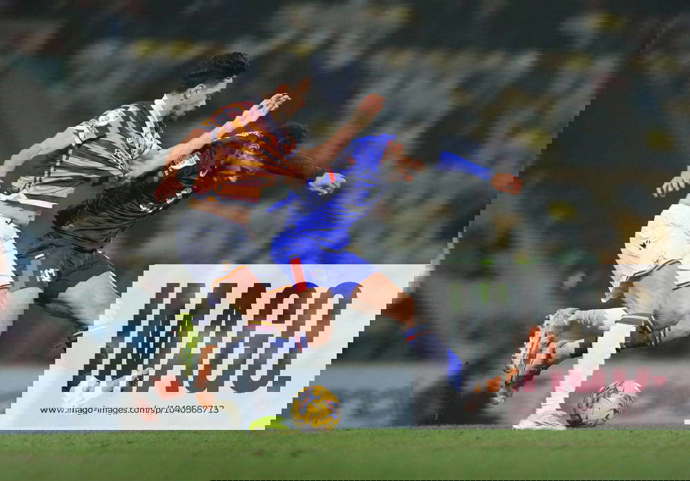 Alex Gilliead of Bradford City challenges Kyran Lofthouse of MK Dons ...