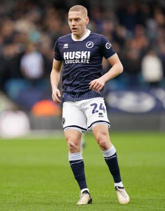 LONDON, ENGLAND - FEBRUARY 17: Casper de Norre of Millwall during the ...