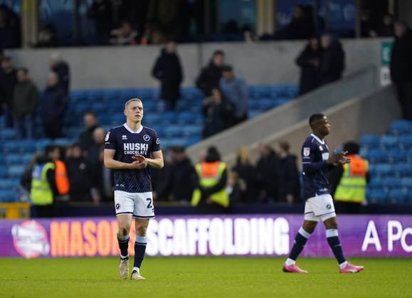 LONDON, ENGLAND - FEBRUARY 17: Casper de Norre of Millwall during the ...