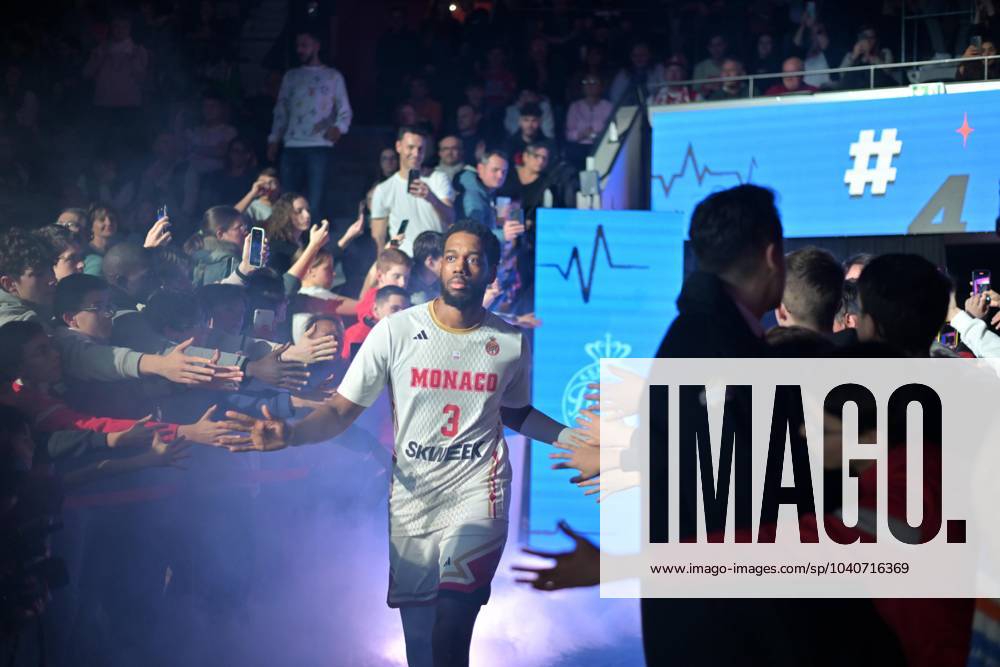 Jordan Lloyd (monaco) BASKETBALL : AS Monaco Basket vs Paris Basketball ...