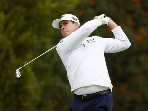 Luke List hits a shot during the third round of the Genesis ...