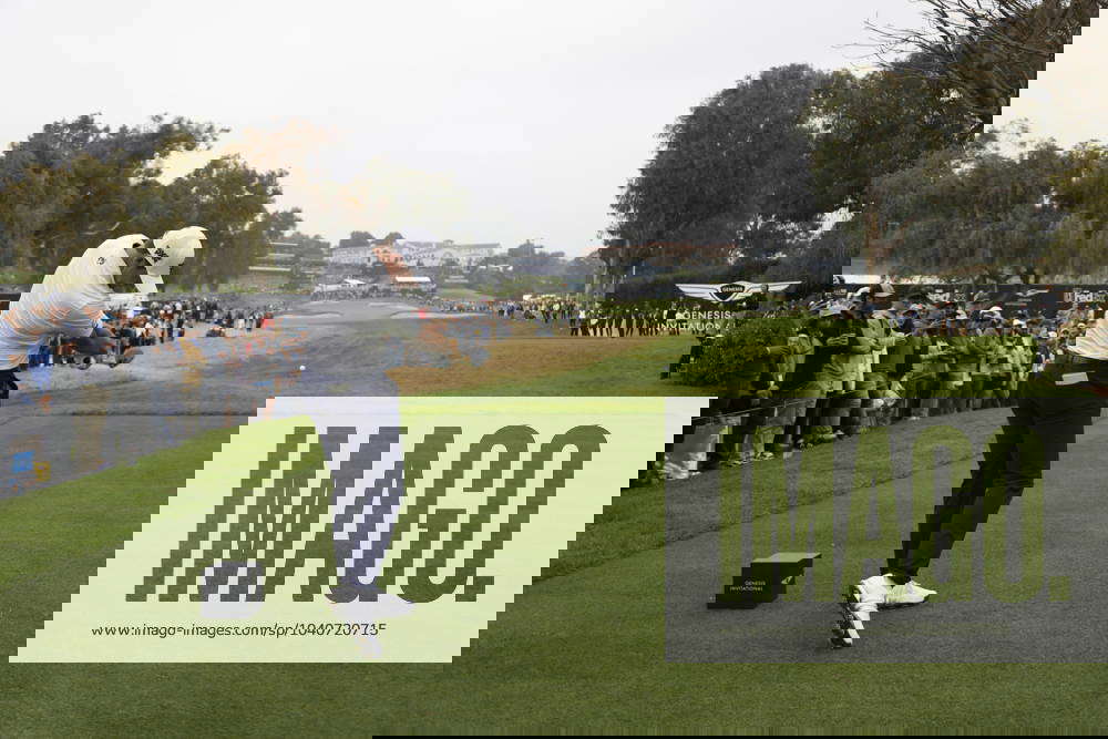 Luke List hits a shot during the third round of the Genesis ...