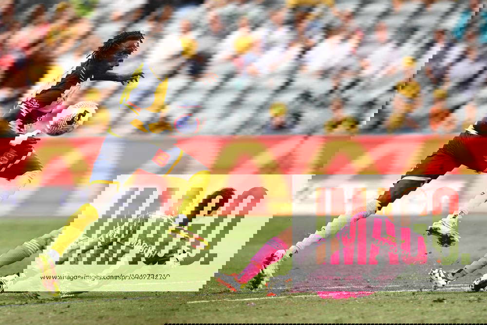 ALEAGUE MARINERS WANDERERS, Daniel Margush of the Wanderers saves a ...