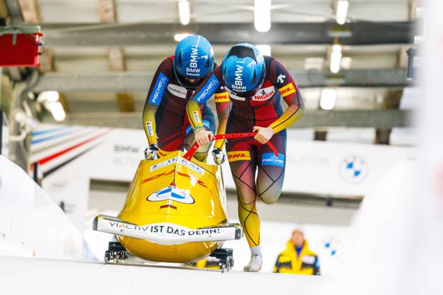 Bobsleigh World Cup Altenberg 2024 2-man bobsleigh women Kalicki ...