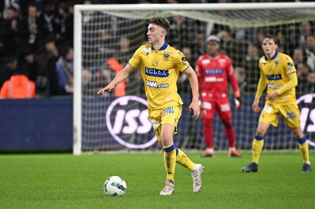 RSC Anderlecht vs STVV Mathias Delorge of STVV pictured in action with ...